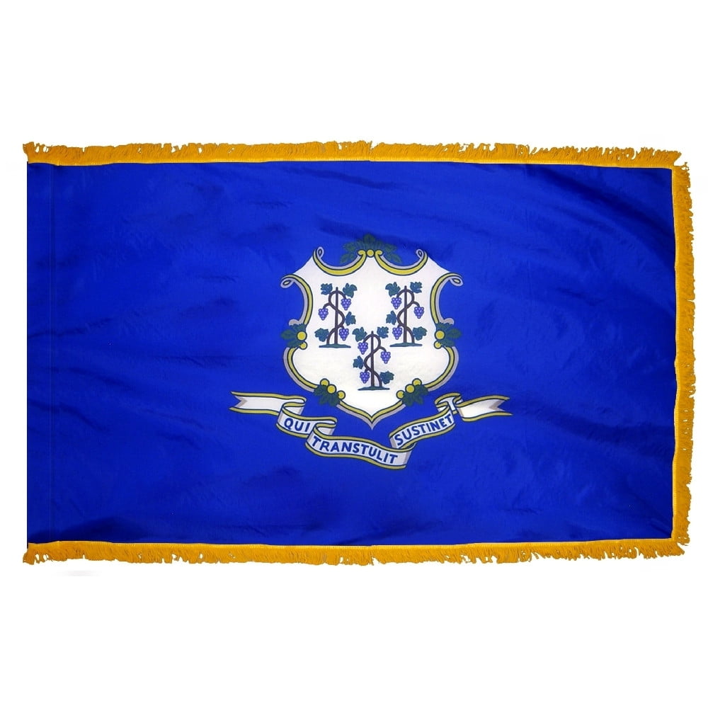 Connecticut - State Flag with Fringe - For Indoor Use – Flags USA