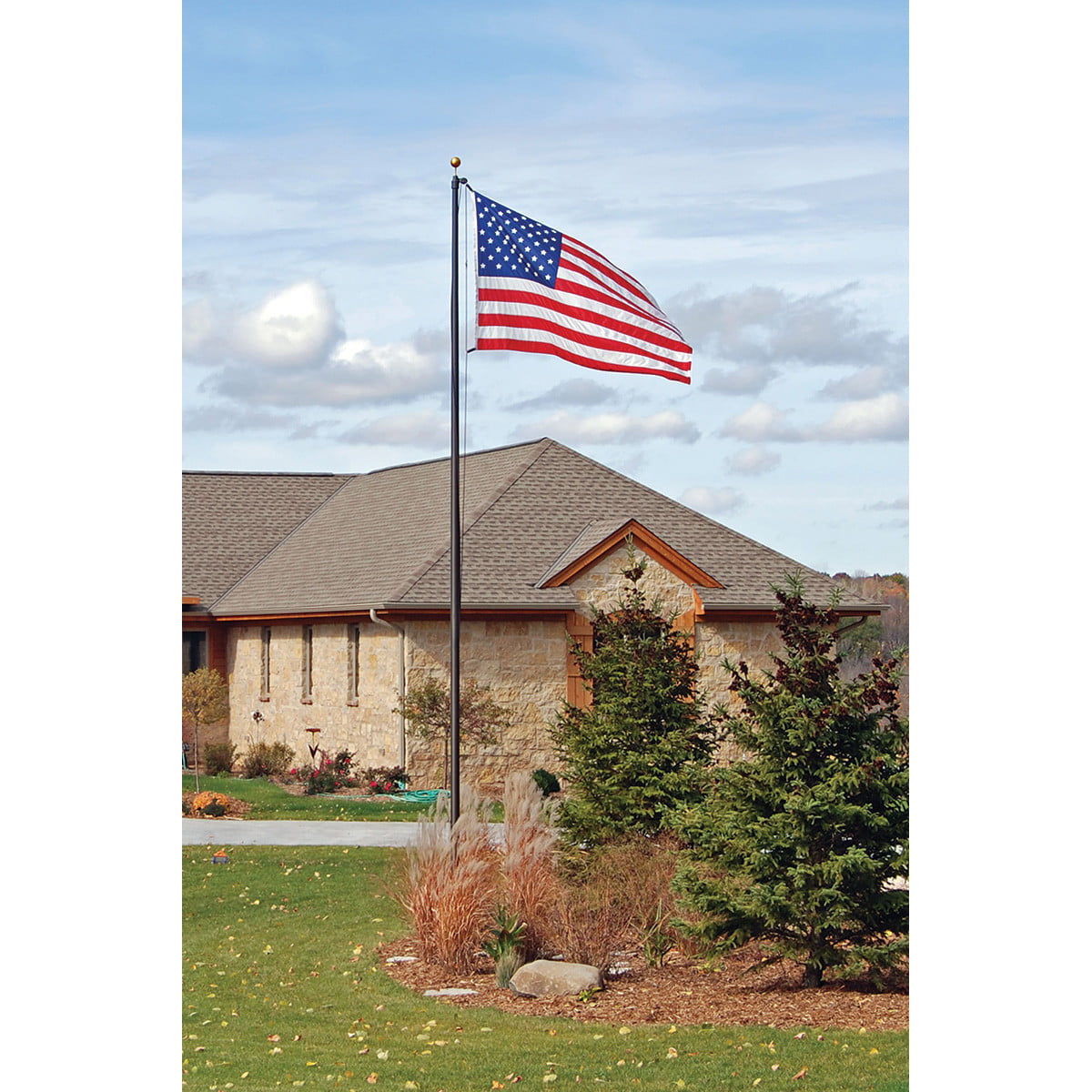 External Rope Flagpoles Proudly Made in the USA – Flags USA