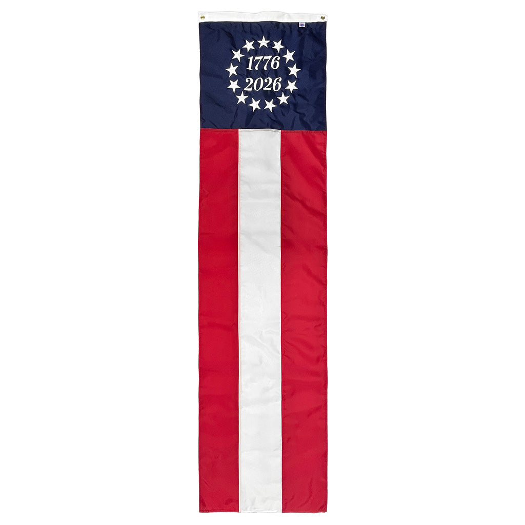 Betsy Ross Pulldown Flag 1776-2026 – Nylon Embroidered - Made in USA ...