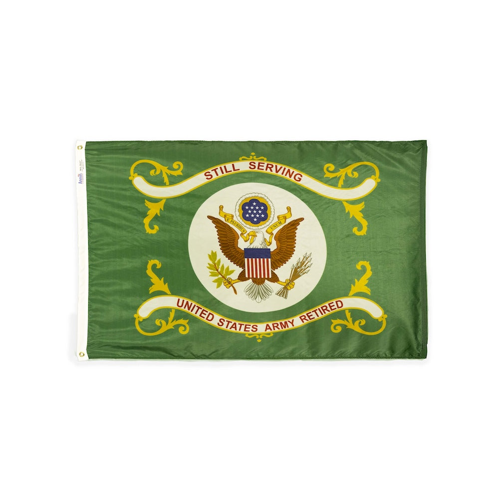 3 x 4' Nylon US Army Retired Flag – Flags USA