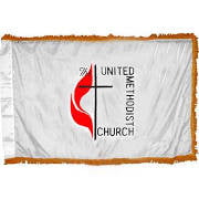 United Methodist Flag with Fringe - For Indoor Use – Flags USA