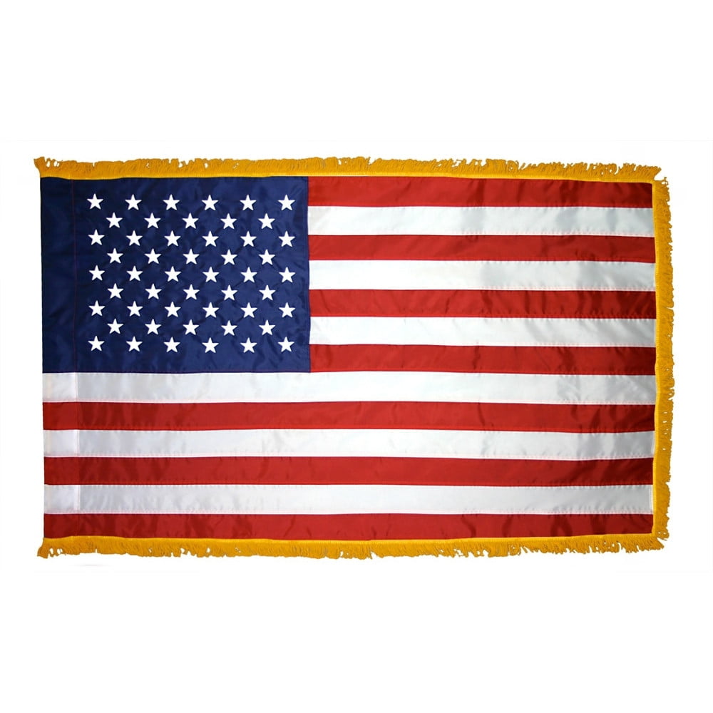 American Flag - Indoor Fringed - For Indoor Use – Flags USA
