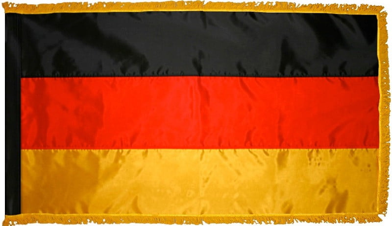 Germany Flag with Fringe - For Indoor Use – Flags USA